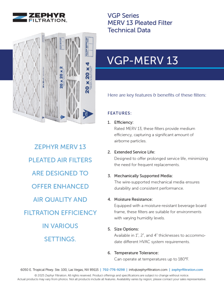 VGP13 SERIES – Zephyr Filtration